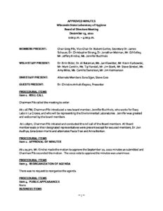 221213_APPROVED_WSLH Board meeting minutes | Wisconsin State Laboratory ...