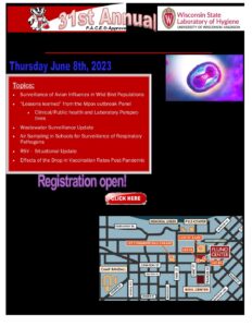 2023 WVC Announcement_Registration | Wisconsin State Laboratory of Hygiene