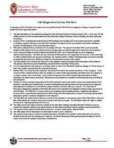 DNA Banking Policy and Deposit form 01-24 | Wisconsin State Laboratory ...