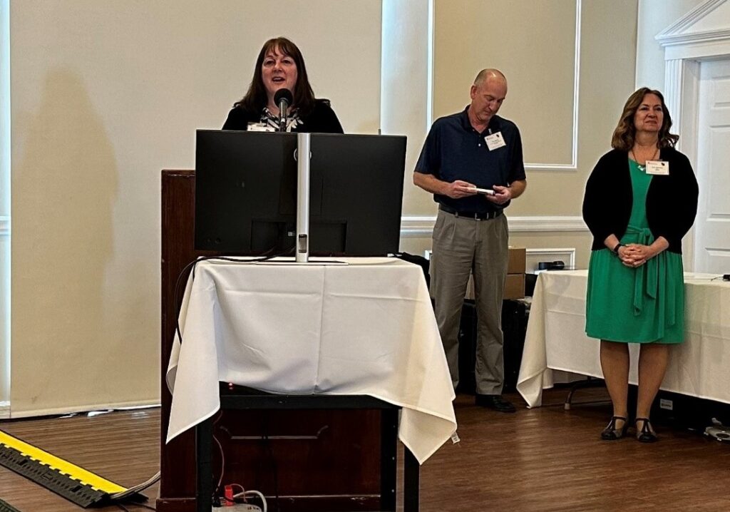 Debbie_Maedke_podium | Wisconsin State Laboratory of Hygiene